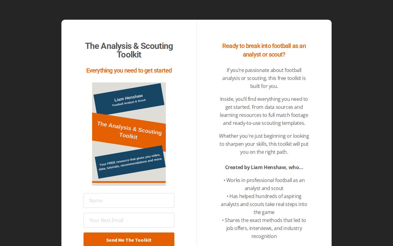 The Analysis & Scouting Toolkit